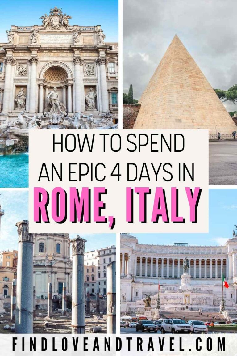 4 Days in Rome Itinerary: The Best of Rome (Plus Travel Tips)