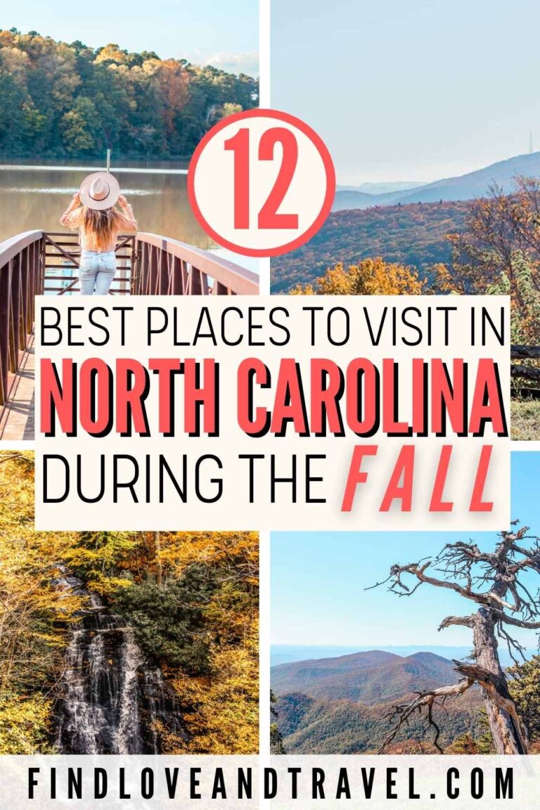 12+ Best Places to Experience Fall in NC This Year - Find Love and Travel