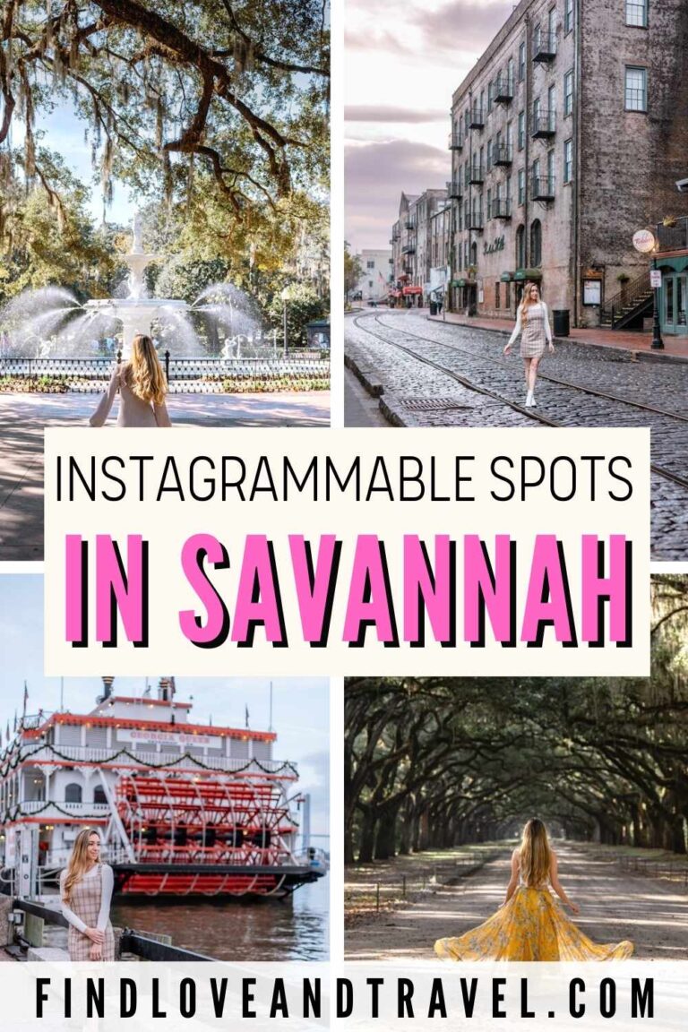 The Most Instagrammable Places in Savannah - Find Love and Travel