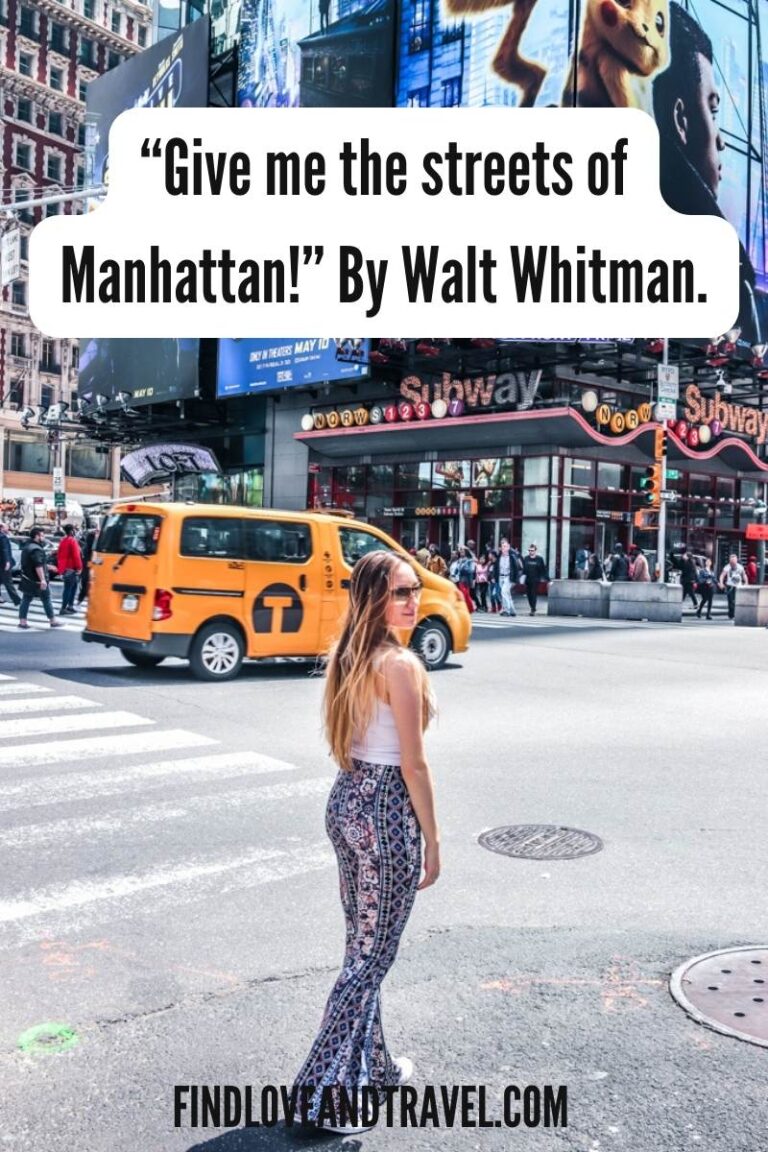 100+ New York Quotes and NYC Instagram Captions - Find Love and Travel