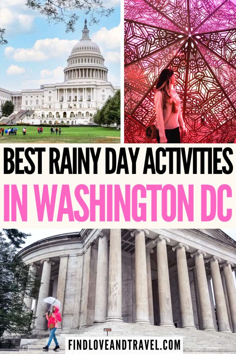 28 Best Rainy Day Activities in Washington DC - Find Love and Travel