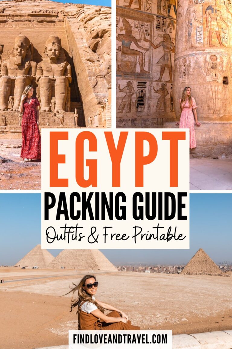 What to Wear in Egypt - Ultimate Packing List (Outfits & Printable)