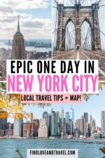 Perfect One Day in NYC (LOCAL Travel Tips + Map)