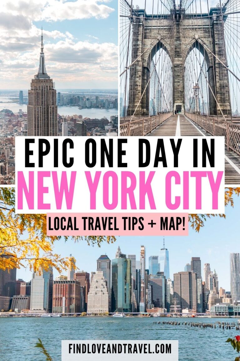 Perfect One Day in NYC (LOCAL Travel Tips + Map)