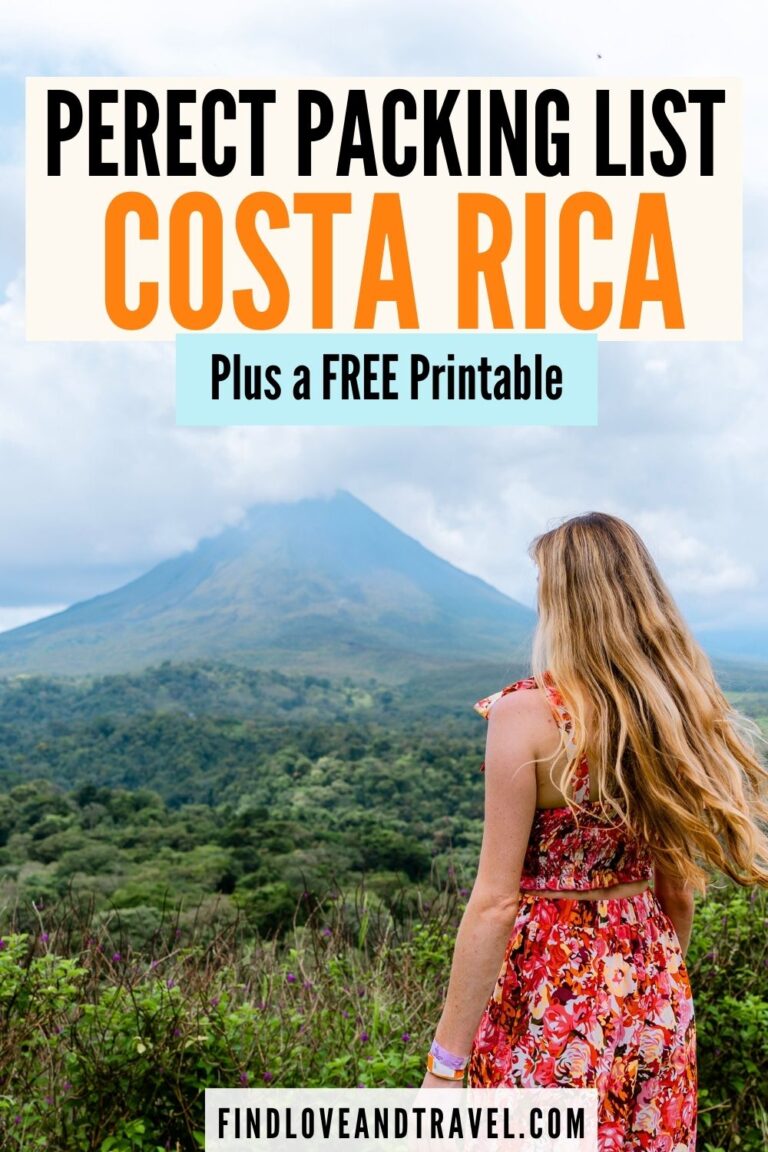 Essential Costa Rica Packing List (With FREE Printable) - Find Love and ...